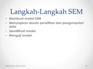 Introduction to Structural Equation Modeling | PDF