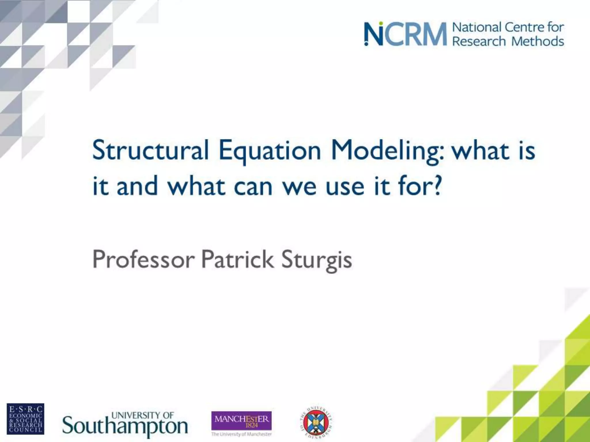 Introduction to Structural Equation Modeling | PPTX