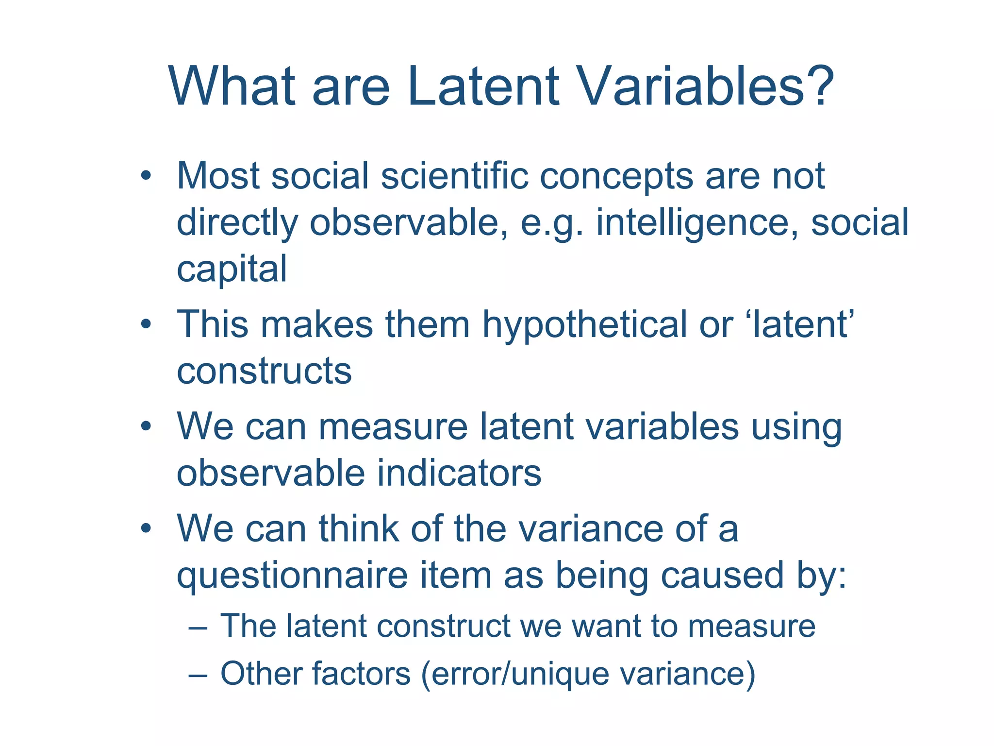 Introduction to Structural Equation Modeling | PPTX