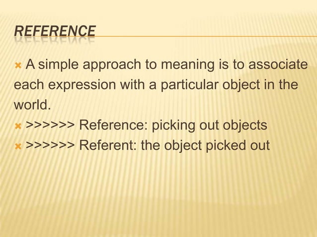 Introduction to semantics week 3 | PPT