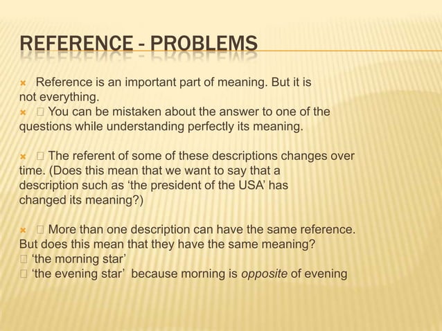 Introduction to semantics week 3 | PPT