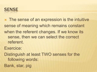 Introduction to semantics week 3 | PPT