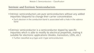 Introduction to semiconductor devices | PPTX