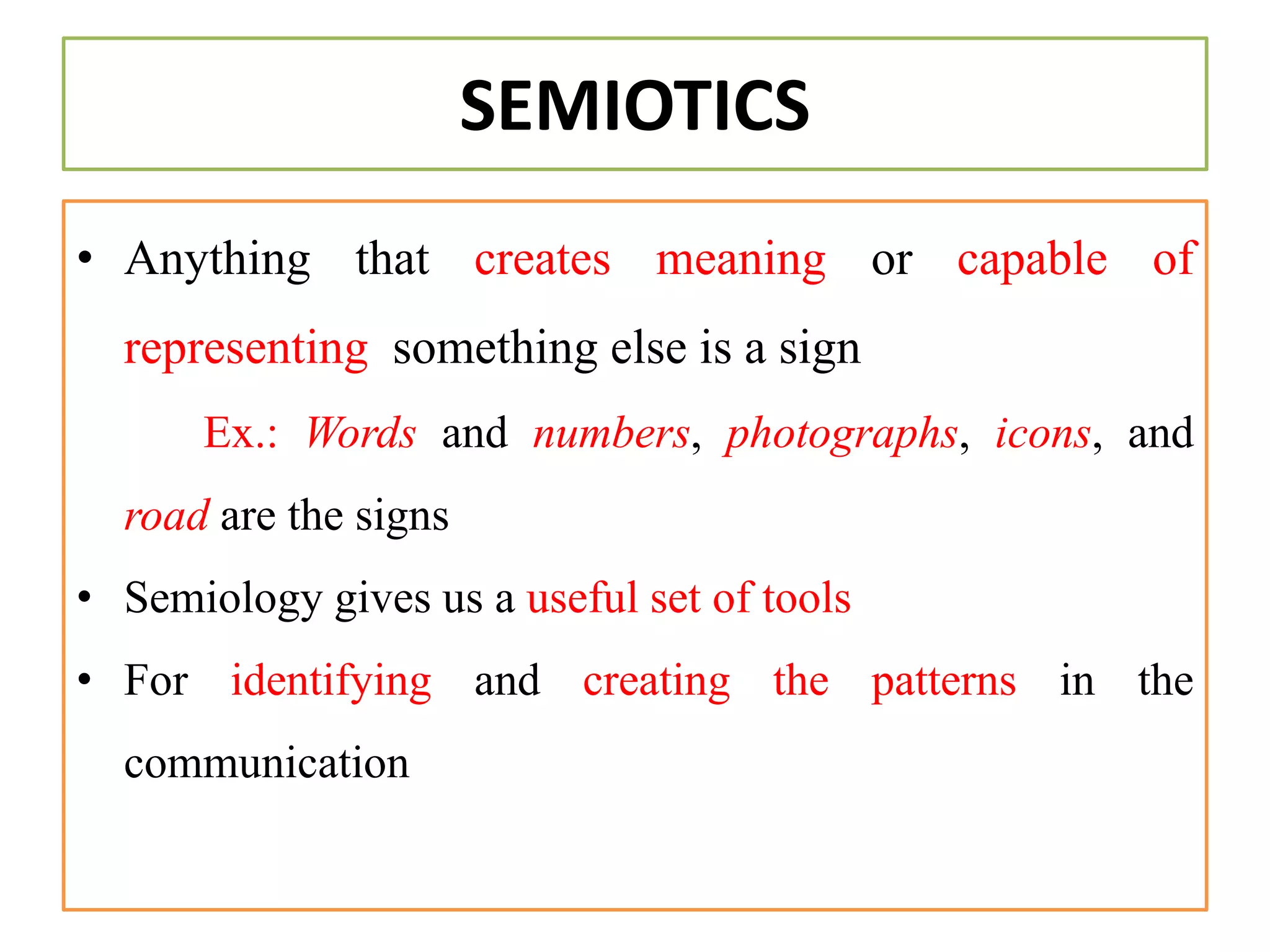 semiotic Analysis | PDF