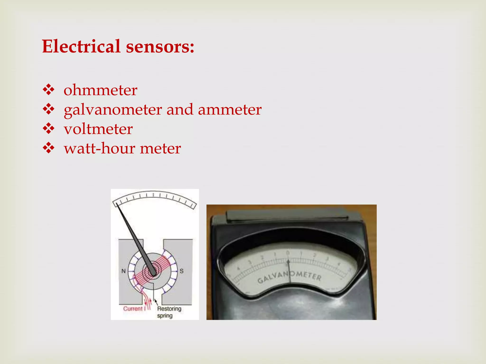 Introduction to sensors | PPTX | Physics | Science