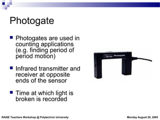 Introduction to sensors | PPT