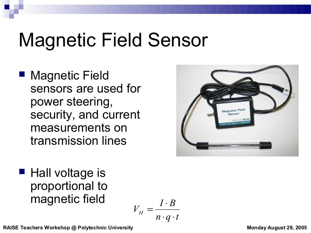 Introduction to sensors