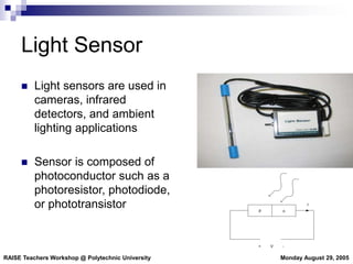 Introduction to Sensors.ppt | Physics | Science