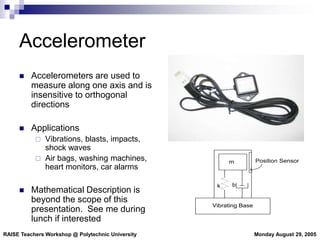 Introduction to sensors (1) | PPT