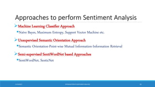 Introduction to sentiment analysis | PDF