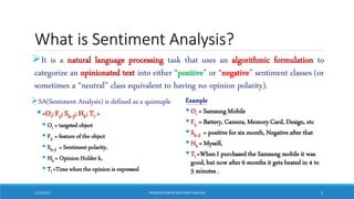 Introduction to sentiment analysis | PDF