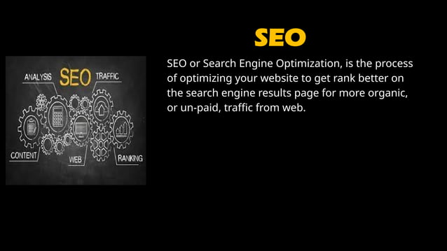 An Introduction to SEO for beginners PPT | PPTX