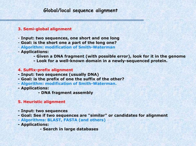 Introduction to sequence alignment | PPTX