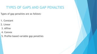 Introduction to sequence alignment partii | PPTX