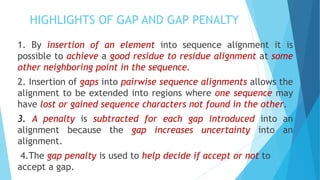 Introduction to sequence alignment partii | PPTX