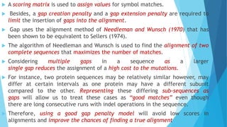 Introduction to sequence alignment partii | PPTX