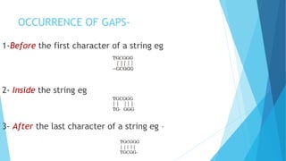 Introduction to sequence alignment partii | PPTX