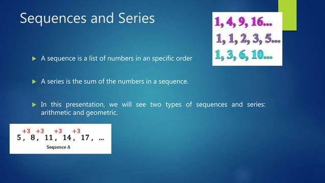 Introduction to sequences and series | PPTX