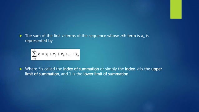 Introduction to sequences and series | PPTX