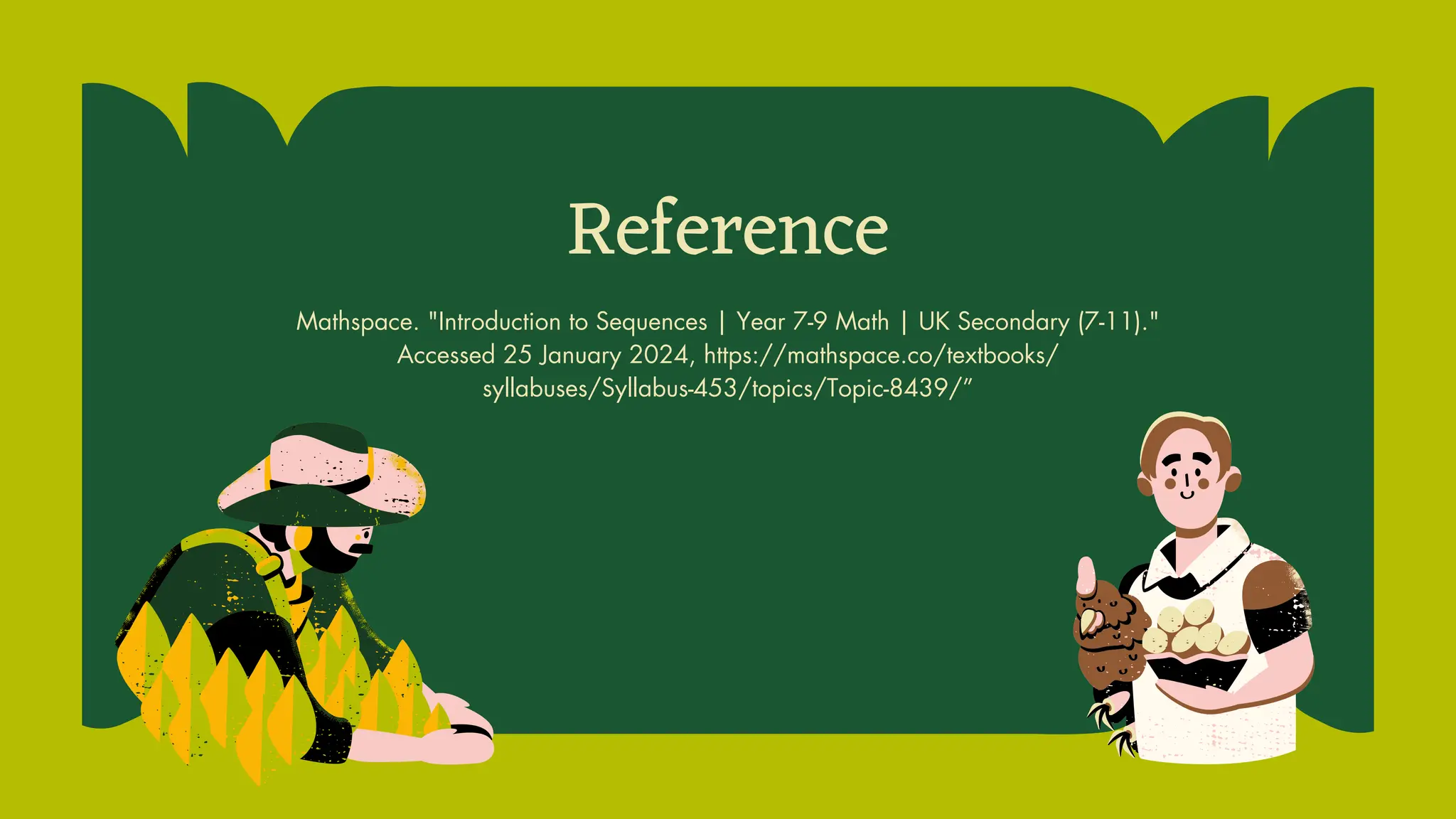 Introduction to Sequences Education Presentation in Green Cream ...