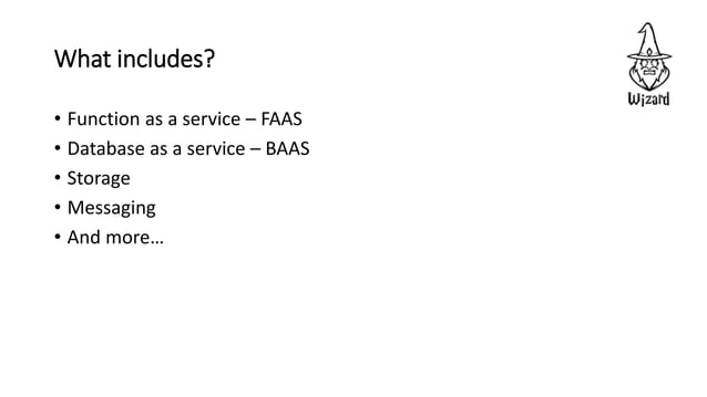 Introduction to serverless computing | PPT