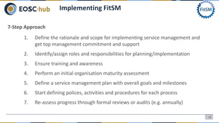 Introduction to service management and FitSM | PPTX