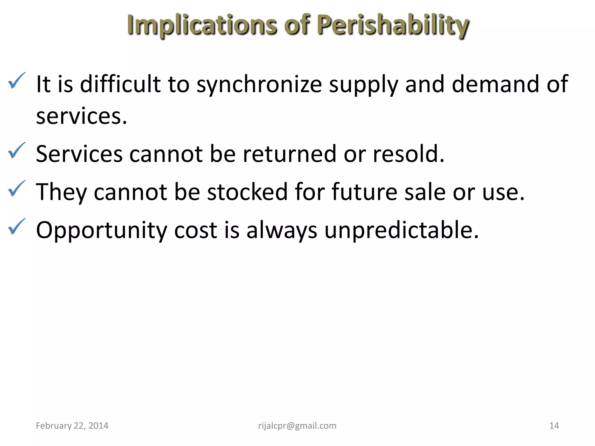 Introduction to service marketing | PPTX