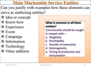 Introduction to service marketing | PPTX