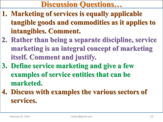 Introduction to service marketing | PPTX