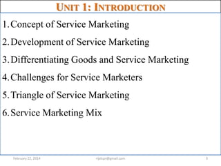 Introduction to service marketing | PPTX