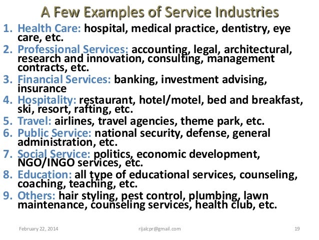 Introduction to service marketing