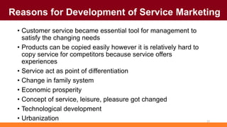 Introduction to service marketing | PPTX | Information Services ...