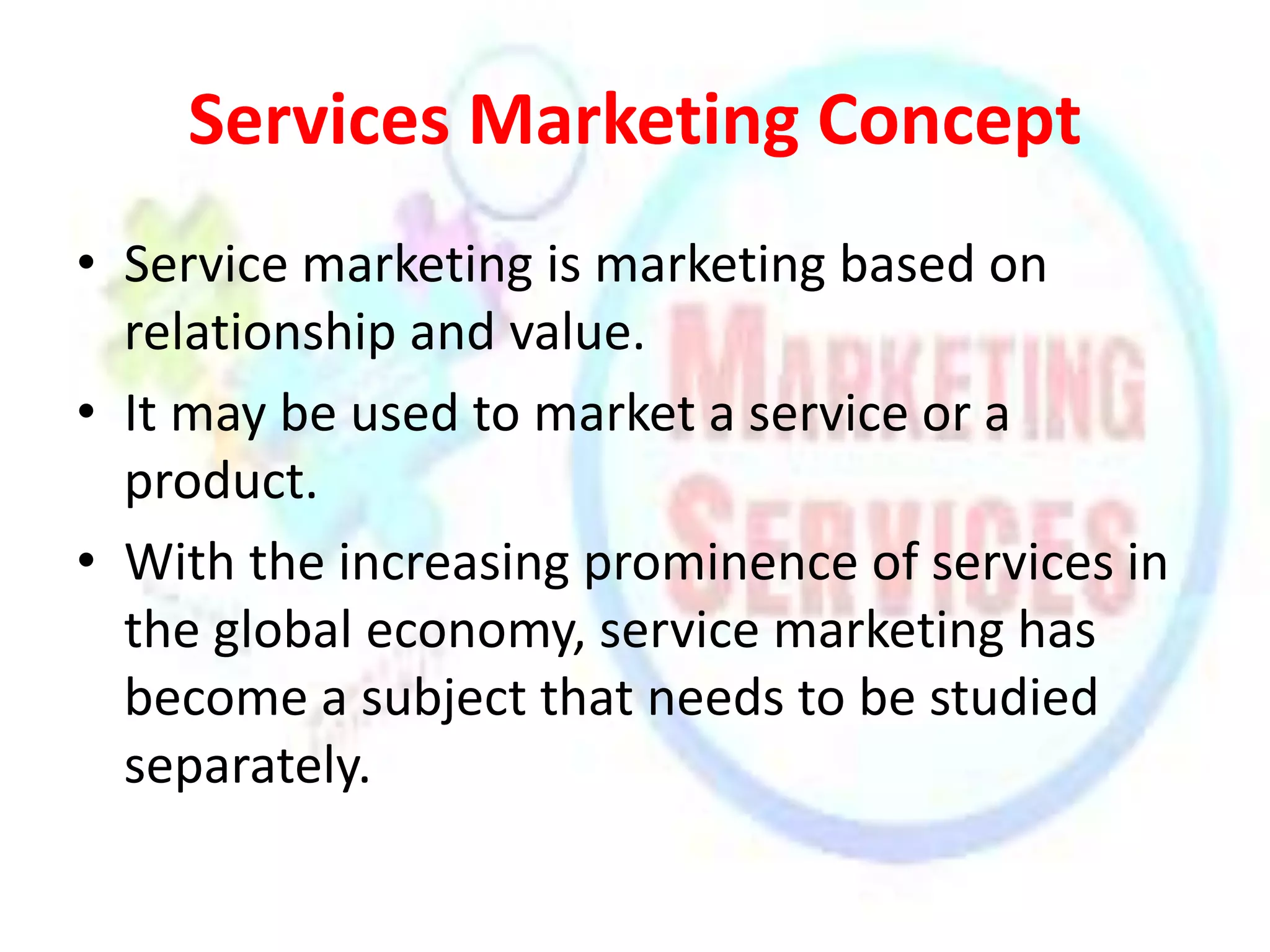 Introduction to service marketing | PPT
