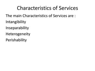 Introduction to service sector mgt | PPTX