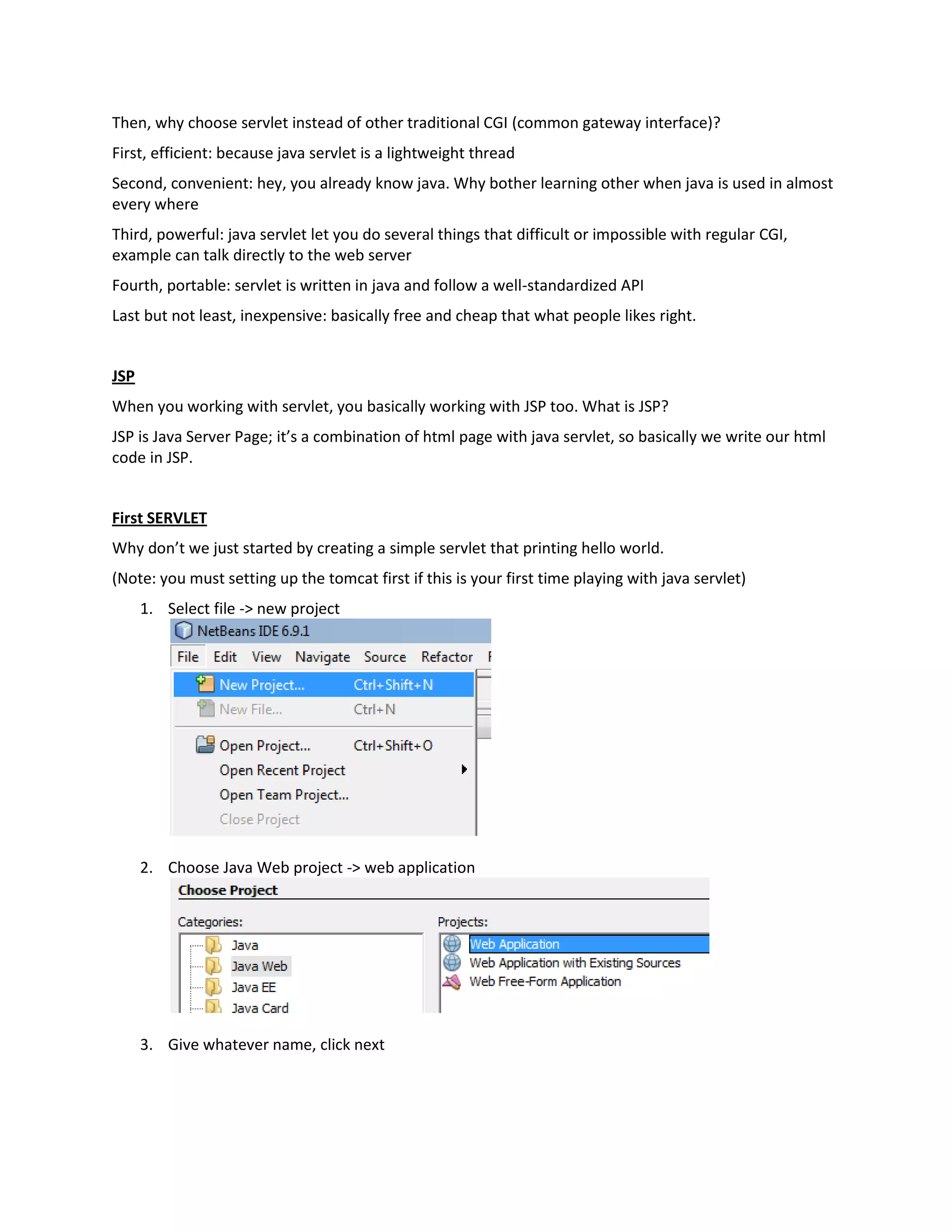 Introduction to servlet | PDF