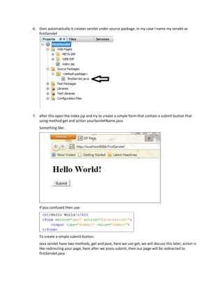 Introduction to servlet | PDF