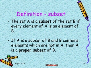 Introduction to sets | PPT
