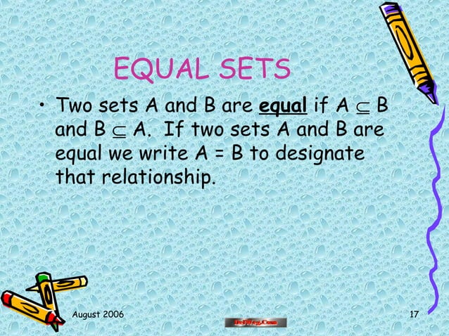 Introduction to sets | PPT | Physics | Science