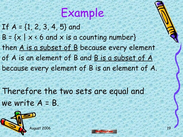 Introduction to sets | PPT | Physics | Science