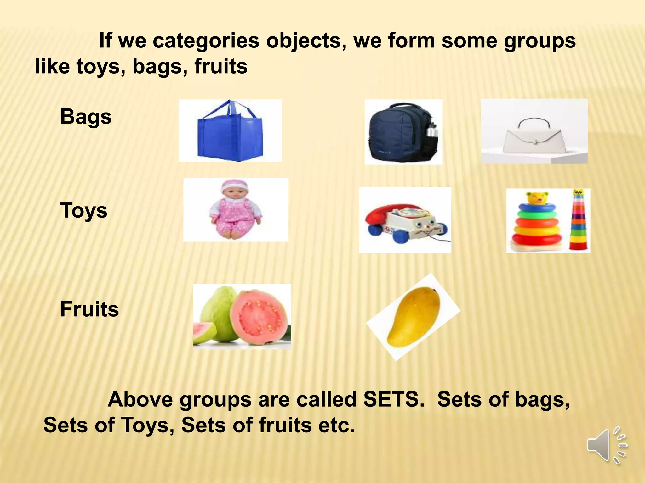 Introduction to sets | PPSX