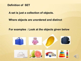 Introduction to sets | PPSX