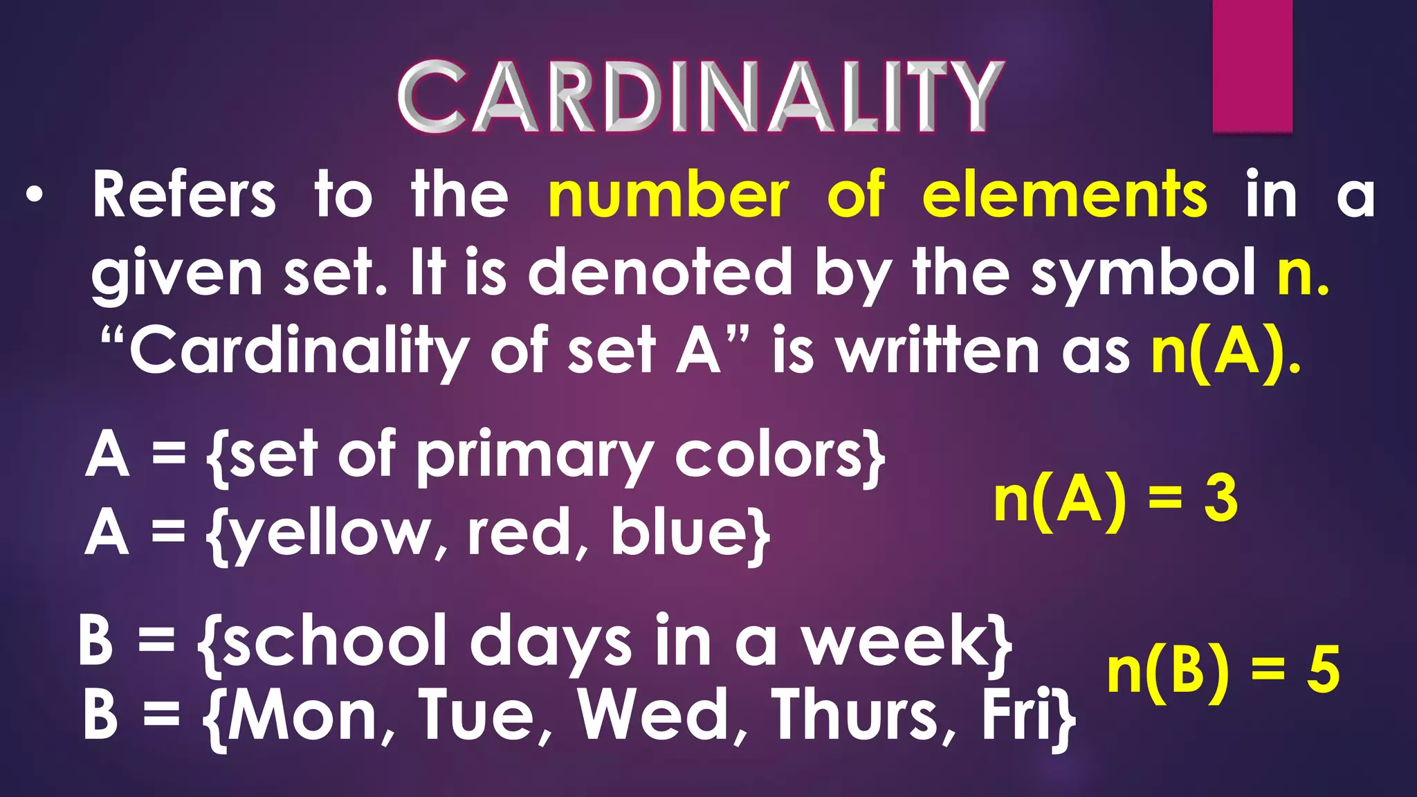 Introduction to Sets_Elements_Cardinality | PDF