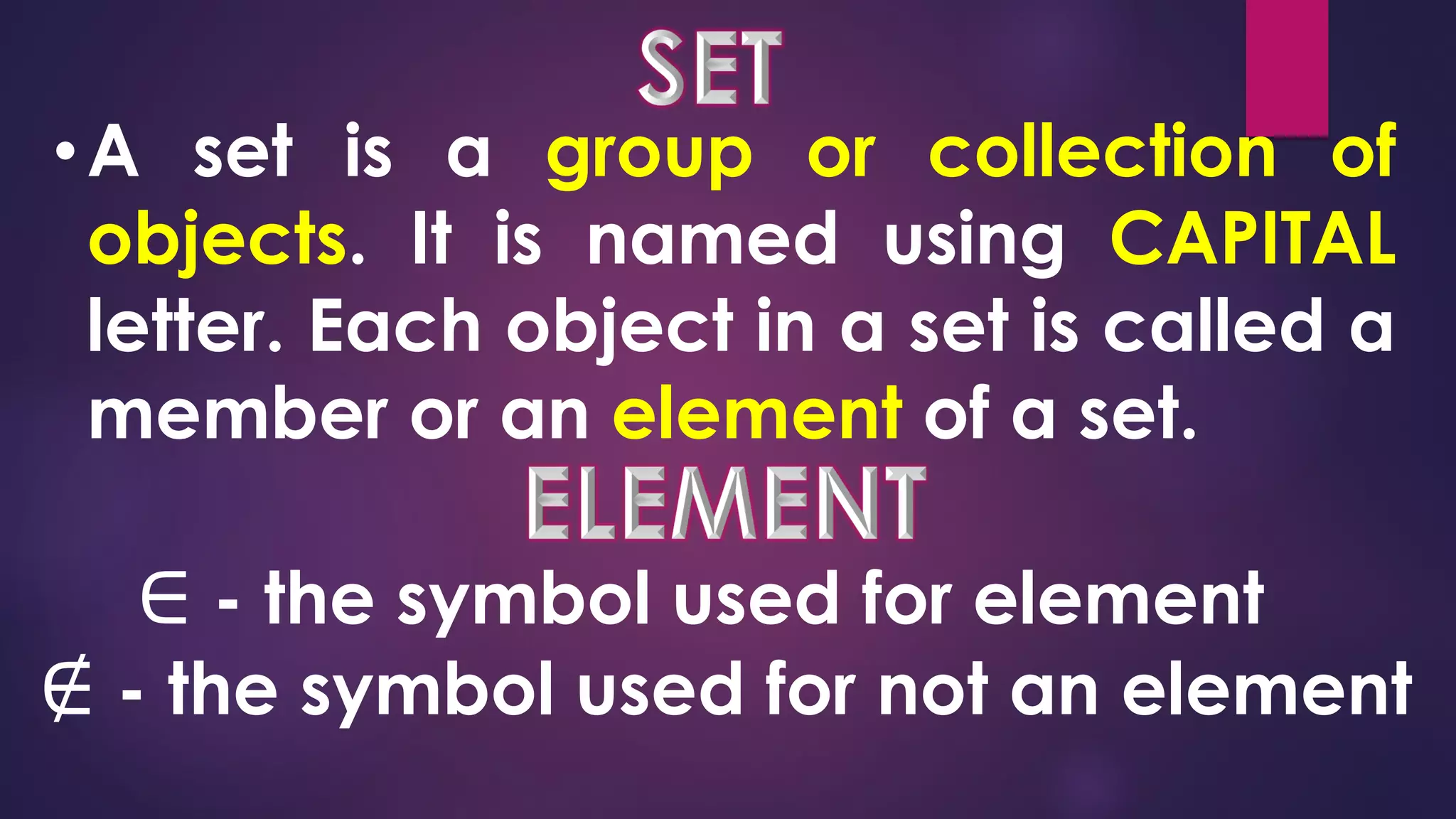 Introduction to Sets_Elements_Cardinality | PDF