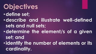 Introduction to Sets_Elements_Cardinality | PDF