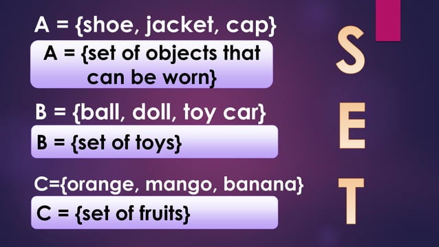 Introduction to Sets_Elements_Cardinality | PDF | Children\'s Games and Toys | Shopping