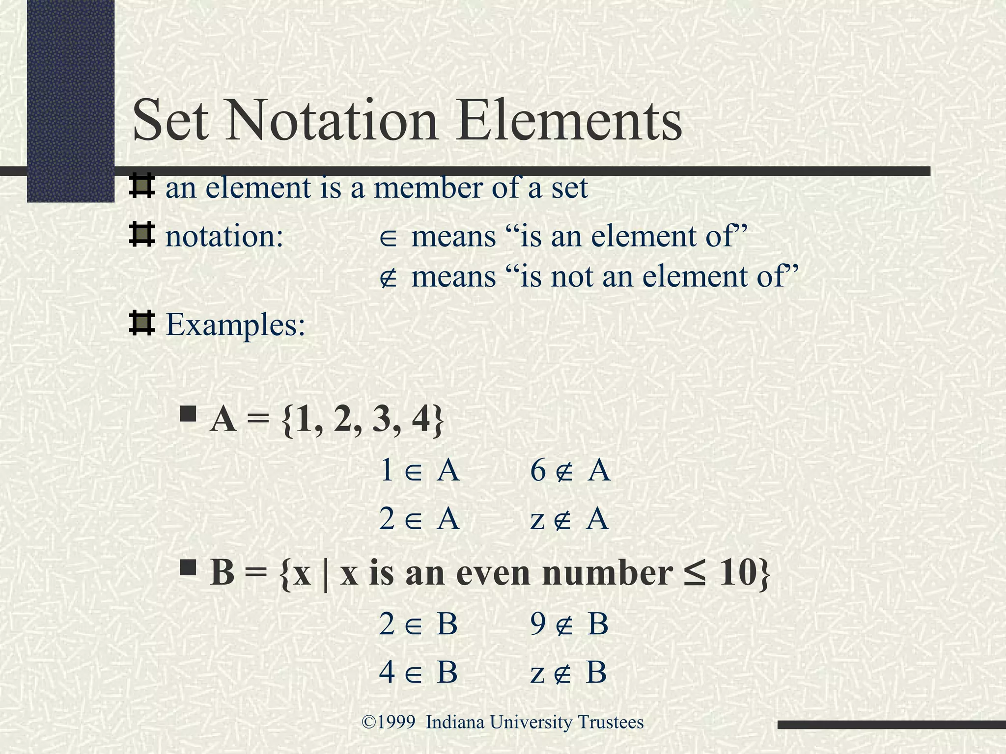 Introduction to set theory | PPT