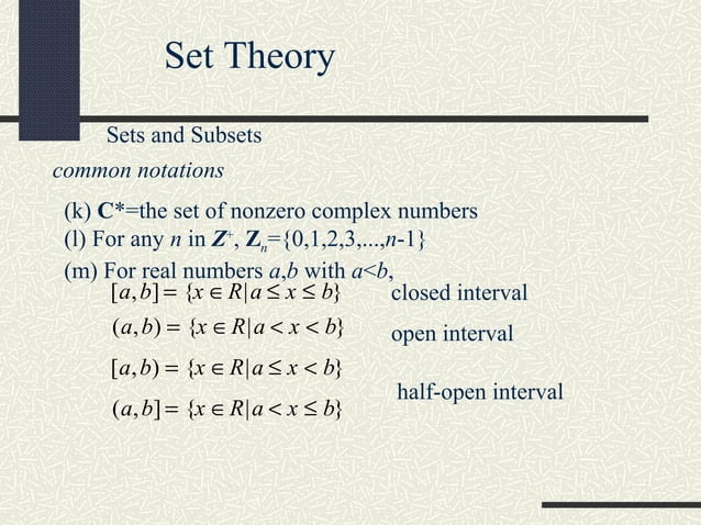 Introduction to set theory | PPT