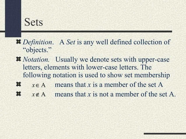 Introduction to set theory | PPT