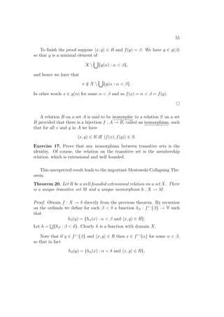 Introduction to set theory by william a r weiss professor | PDF