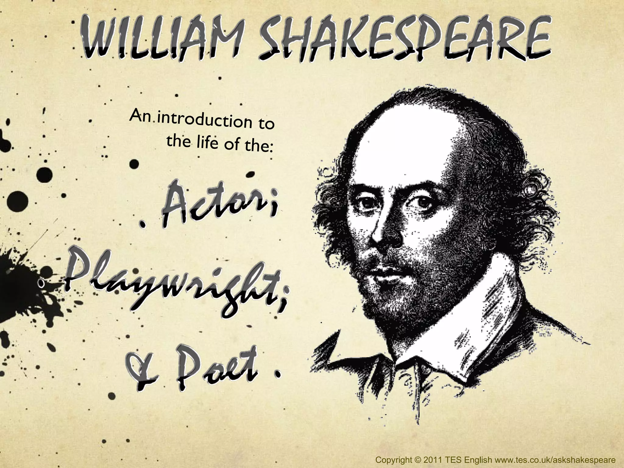Introduction to shakespeare | PPT | Theater | Fine Art